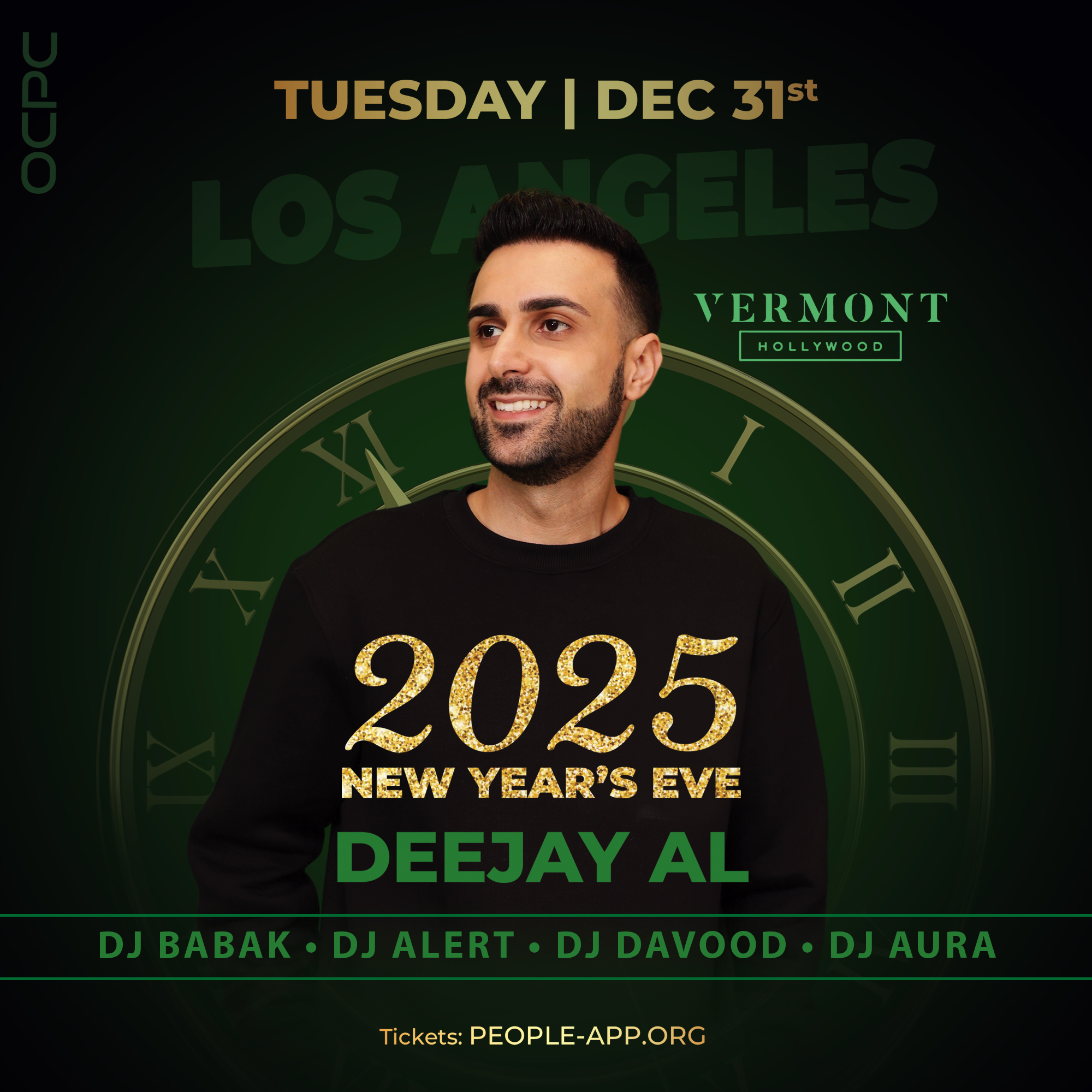 OCPC - Mega NYE Party 2025 - Deejay Al